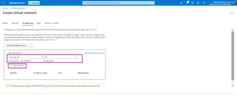 Creating An Azure Virtual Network With Subnets Dev Community