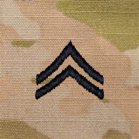 Corporal Rank Army Ocp Sew On Patch E4 Cpl