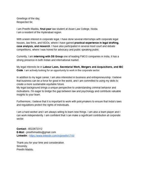 Formal Introduction Pdf Business