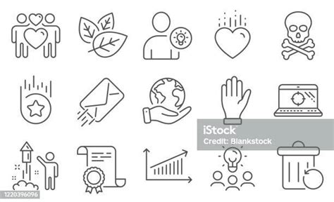 전자 메일 손 화학 적 위험과 같은 비즈니스 아이콘 세트입니다 벡터 공연에 대한 스톡 벡터 아트 및 기타 이미지 공연 벡터