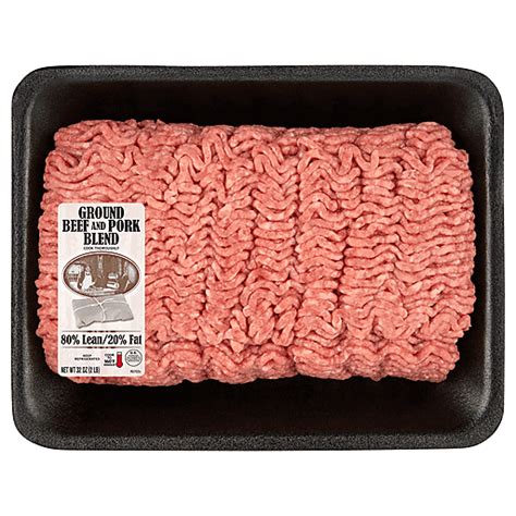 Tyson Beef And Pork Blend Ground 80 20 32 Oz Shop Jumbo Foods