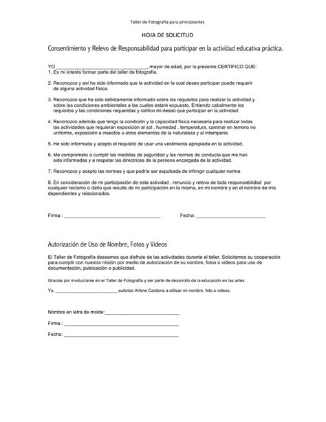 Modelo De Relevo De Responsabilidad