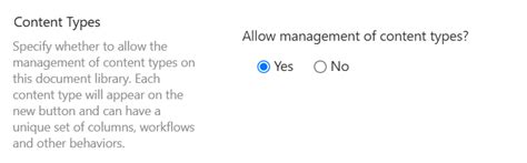 Allow Management Of Content Types On Sharepoint Lists Using Power Automate