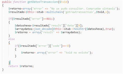 Source Code Function Getdatostransaccion Download Scientific Diagram