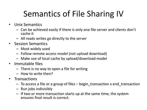 Ppt Distributed File Systems Powerpoint Presentation Free Download Id1580640