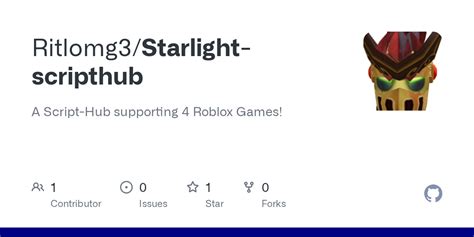 Github Ritlomg3 Starlight Scripthub A Script Hub Supporting 4 Roblox Games