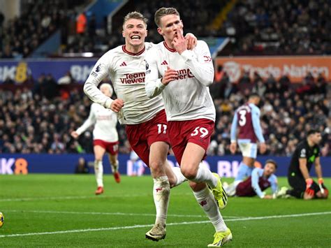 Aston Villa 1 2 Manchester United Premier League As It Happened🤜