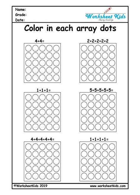 working with arrays worksheets 99worksheets