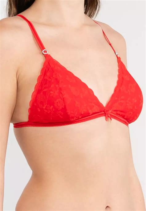 Buy Cotton On Body Aurora Lace Triangle Padded Bralette 2025 Online