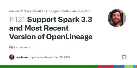 Support Spark 33 And Most Recent Version Of Openlineage · Issue 121 · Microsoftpurview Adb