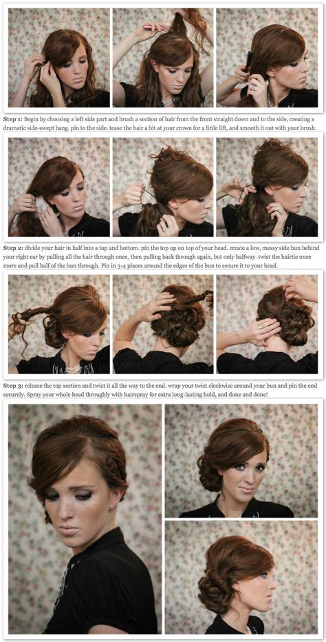 Side Bun Hairstyles Tutorial