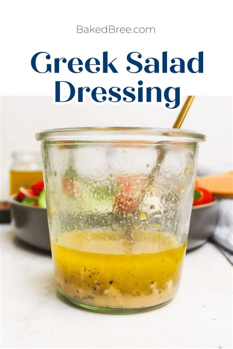Best Homemade Greek Salad Dressing Baked Bree