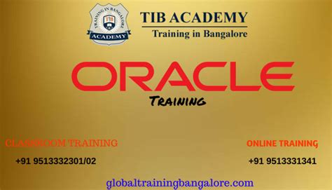 Oracle Training In Marathahalli Training Marathahalli