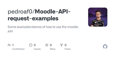 Github Pedroaf0moodle Api Request Examples Some Examplesdemos Of