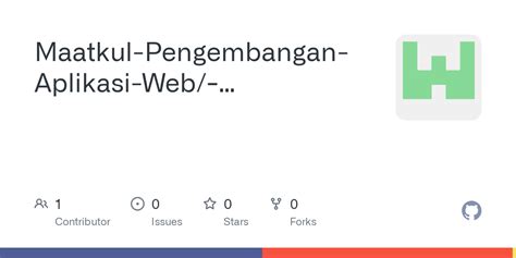 GitHub Maatkul Pengembangan Aplikasi Web Laravel Crud Mahasiswa Part