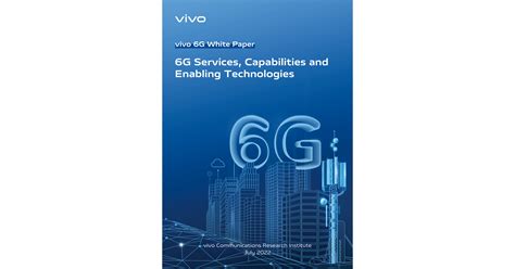 Vivo Releases Third 6g White Paper 6g Services Capabilities And