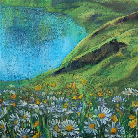 Картина пастелью Звенящая тишина Пейзаж пастелью в интернет магазине на Ярмарке Мастеров