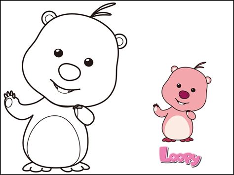 뽀로로 색칠공부 도안모음 네이버 블로그