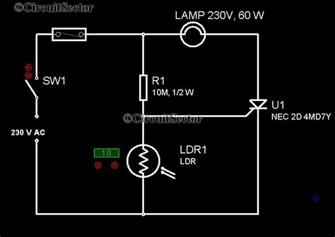Automatic Night Lamp Circuit Top Circuits