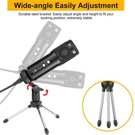 Usb Microphone Set Smart Noise Reduction Computer Grandado