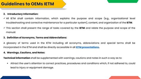 Guidelines To OEMs IETM Code And Pixels Pdf