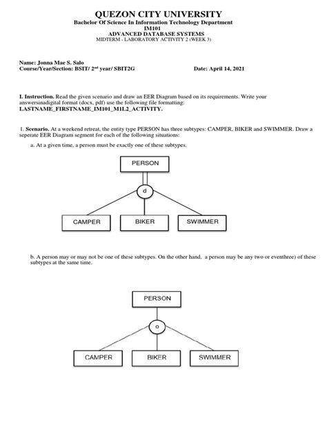 quezon city university bachelor of science in information technology department pdf