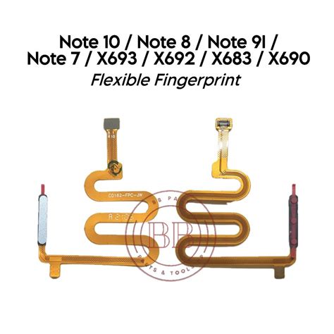 Jual Flexible Fingerprint Tombol On Off Infinix Note 10 Note 8 Note 9i Note 7 X693