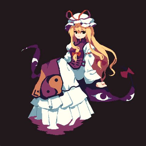 Yakumo Yukari Touhou Drawn By Qw Danbooru