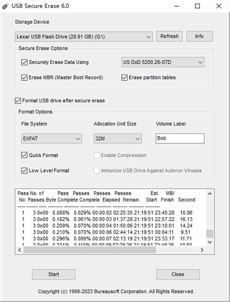 USB Secure Erase Software Backup And Restore USB Drive Byte By Byte