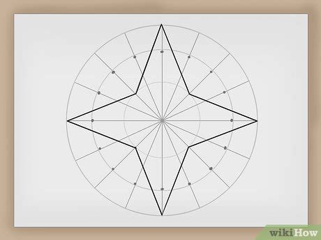 How To Draw A Compass Rose 12 Steps With Pictures