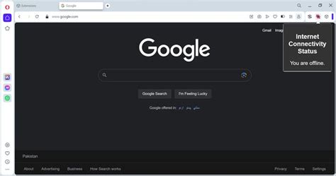 Internet Connectivity Checker Extension Opera Add Ons