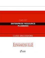Cmis 557 Online Class Discussion Format Spring 22docx Enterprise