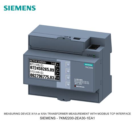 Measuring Device X1a Or X5a Transformer Measurement With Modbus Tcp Interface