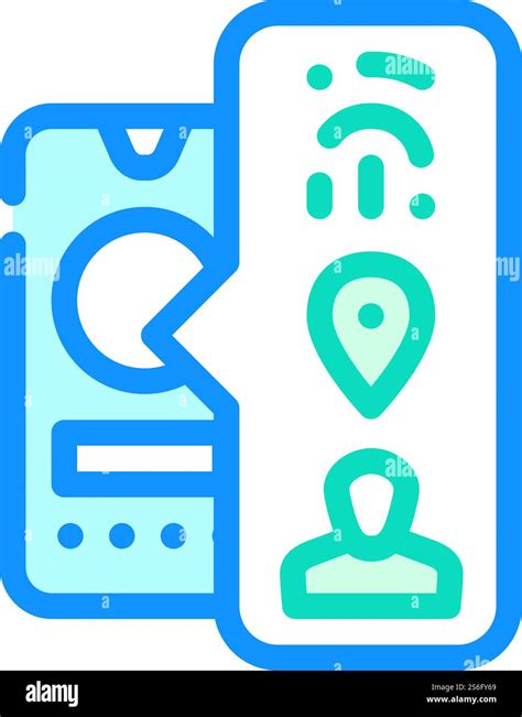 Biometric Data Color Icon Vector Biometric Data Sign Isolated Symbol Illustration Biometric