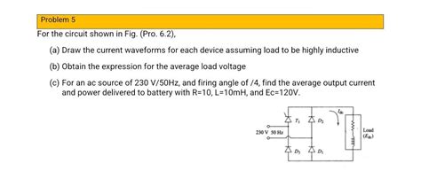 Solved For The Circuit Shown In Fig Pro A Draw Chegg Com