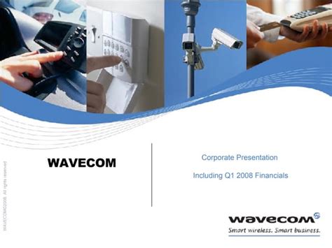 Wavecom Wireless Solutions For M2m Communication Ppt