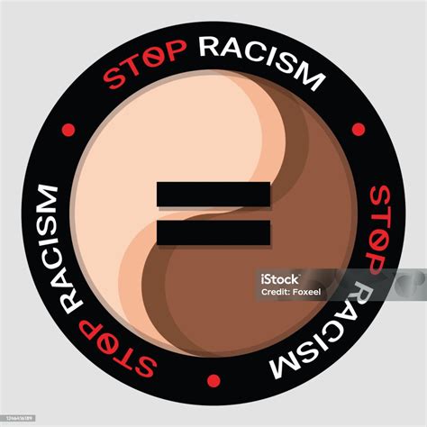 인류 평등의 사회적 문제 인종차별을 그만두십시오 동기 부여 기호 또는 포스터 반 인종 차별 피부 는 서로 다른 인종을 함께 심볼로 블렌딩합니다 벡터 일러스트레이션 인종적