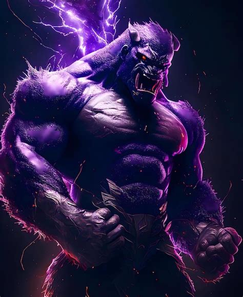 Premium Ai Image Monkey Warrior