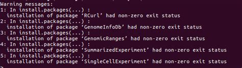 Error Installing R Package Singlecellexperiment R Usc Advanced Research Computing