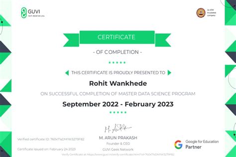 Rohit Wankhede On Linkedin Masterdatascienceprogram Iitmdsazen