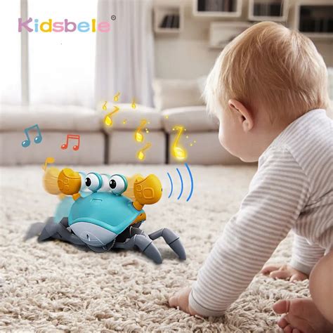 Interactive Escape Crab Toy Crawling Fun With Music And Lights