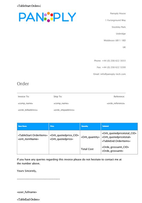 Example Templates For Nested Mail Merge