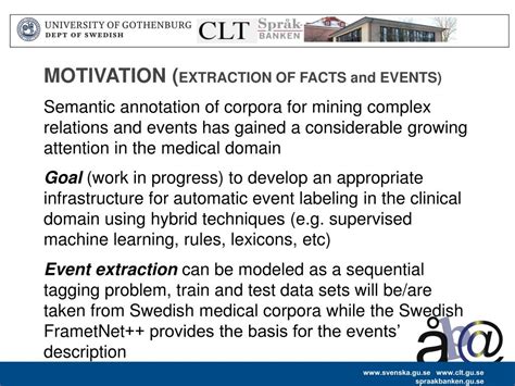Ppt Medication Extraction From Clinical Data Using Frame Semantics