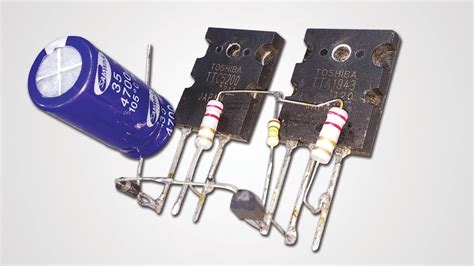 How To Make Simple V Amplifier Circuit Using Transistor YouTube