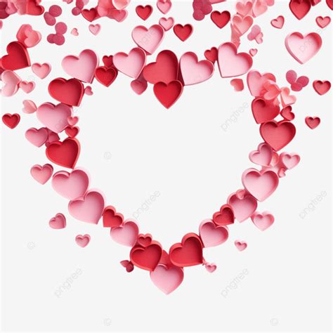 발렌타인 데이 하트 테두리 세인트 발렌틴 하트 테두리 하트 모양 Png 일러스트 및 이미지 에 대한 무료 다운로드 Pngtree