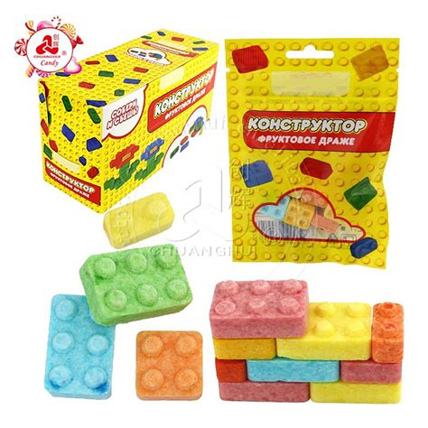 Diy 3d Building Block Assemble Shape Chewy Tablet Pressed Candy Candy And Press Candy