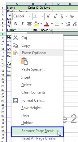 Excel 2016 Remove Page Break Lines Stashoksystem