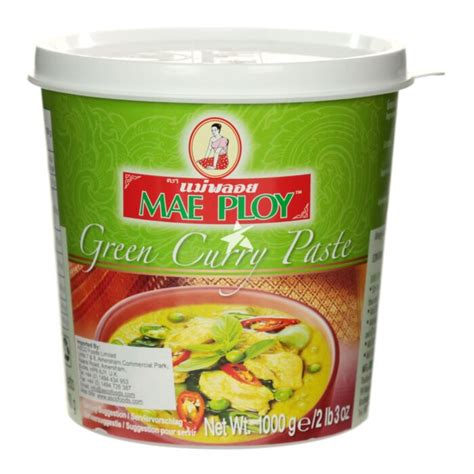 Buy Mae Ploy Green Curry Paste 1kg Thai Supermarket Online Uk