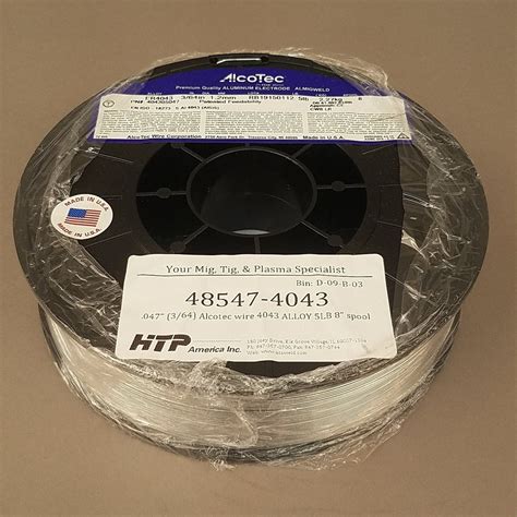 Made In The Usa Alcotec® Er4043 Aluminum Mig Welding Wire 5 Lb 8
