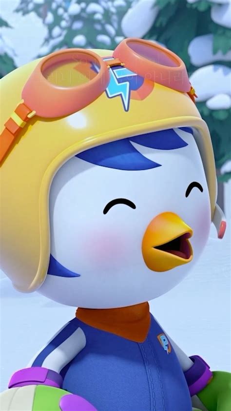 뽀로로극장판 뽀로로·애니메이션·영화·뽀송포비 ⠀ 크롱 둘이 뭐야뭐야🤭 Instagram